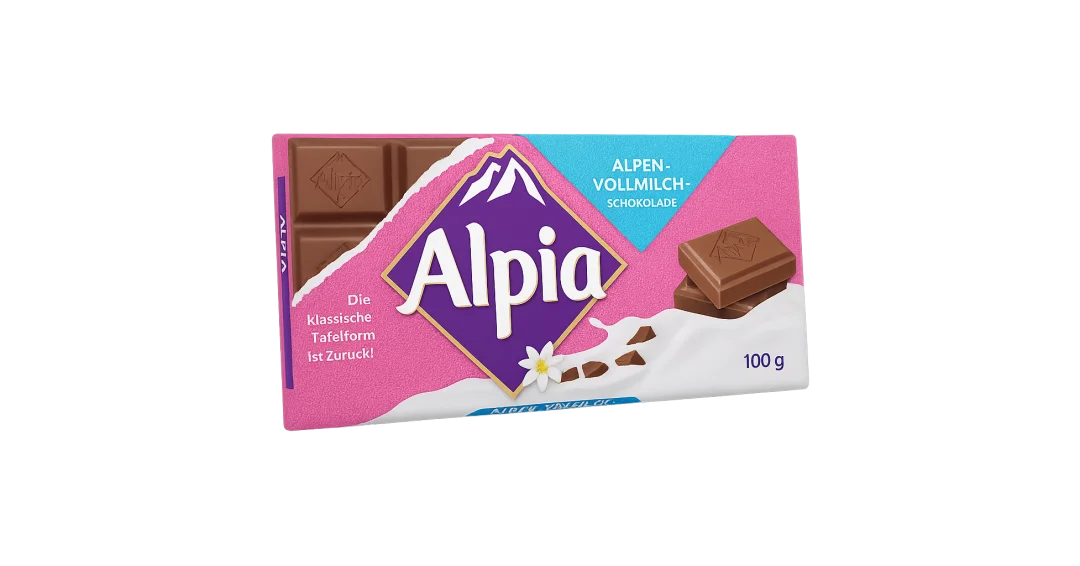 Alpia Schokolade Konsum Angebote - 100g Packung | Aktionspreis.de