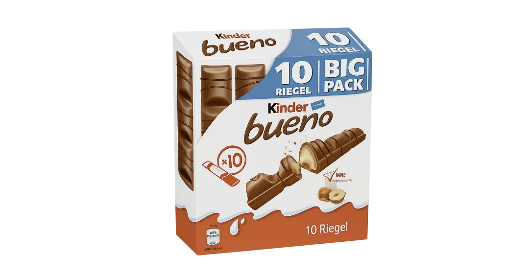 Ferrero Kinder Bueno Big Pack Rusta Angebote - 215g Packung ...