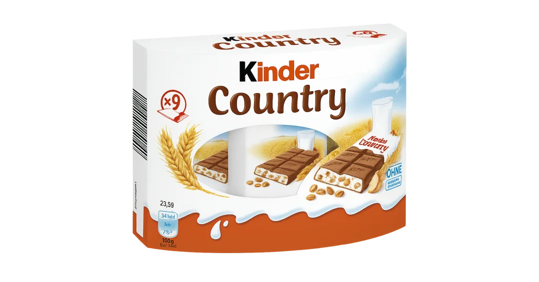 Ferrero Kinder Country Edeka24.de Angebote - 9 x 23,5g Packung ...