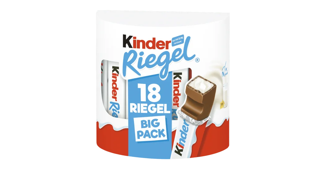 Ferrero Kinder Riegel Big Pack GetränkeLAND Angebote - 378g Packung ...