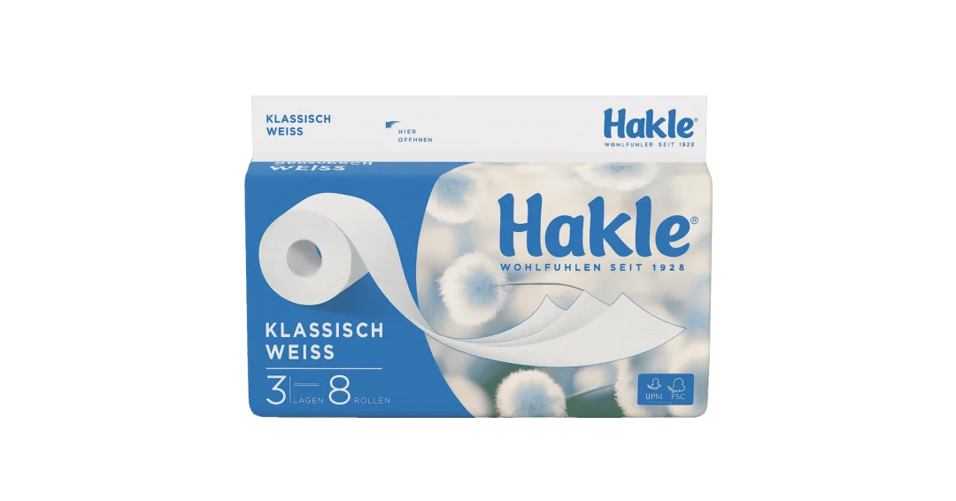 Hakle Toilettenpapier Rewe Angebote - 8 x 130 - 150 Blatt Packung ...