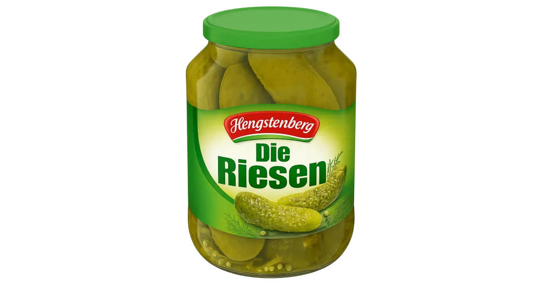 Hengstenberg Die Riesen Logo Angebote - 850g Glas | Aktionspreis.de