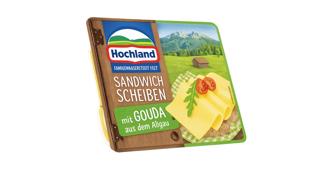 Hochland Sandwich-Scheiben Rewe Angebote - 150g Packung | Aktionspreis.de