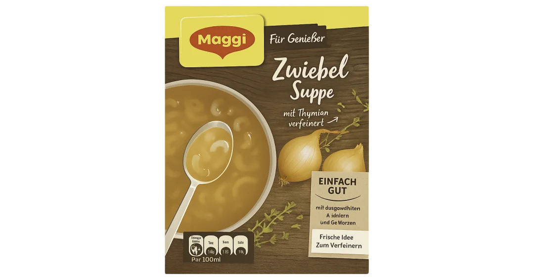 Maggi für Genießer Suppe Markant nah & frisch Angebote - 30 - 51g Tüte ...