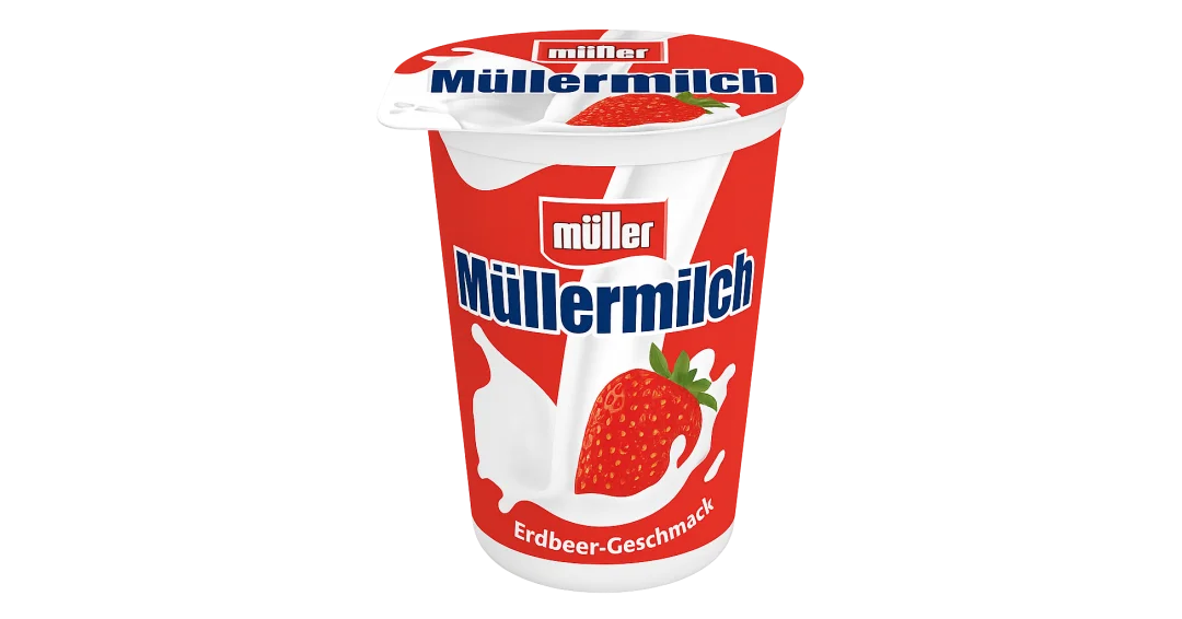 Müller Müllermilch Becher Markant nah & frisch Angebote - 500ml Becher ...