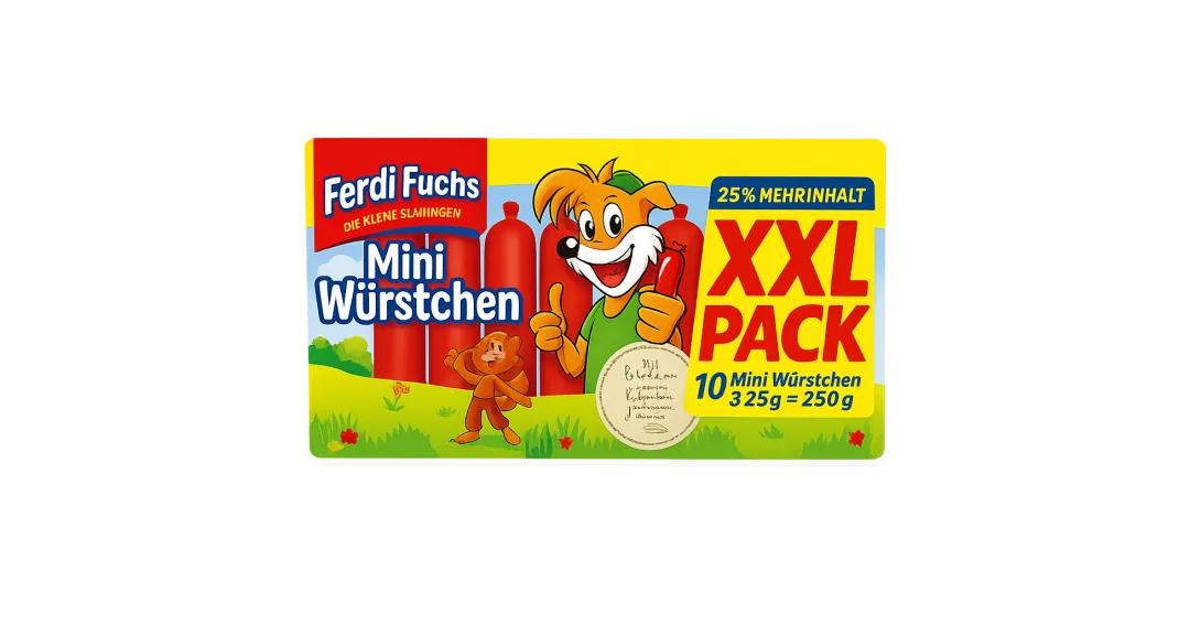Stockmeyer Ferdi Fuchs Mini Würstchen inkoop Angebote - 250g Packung ...