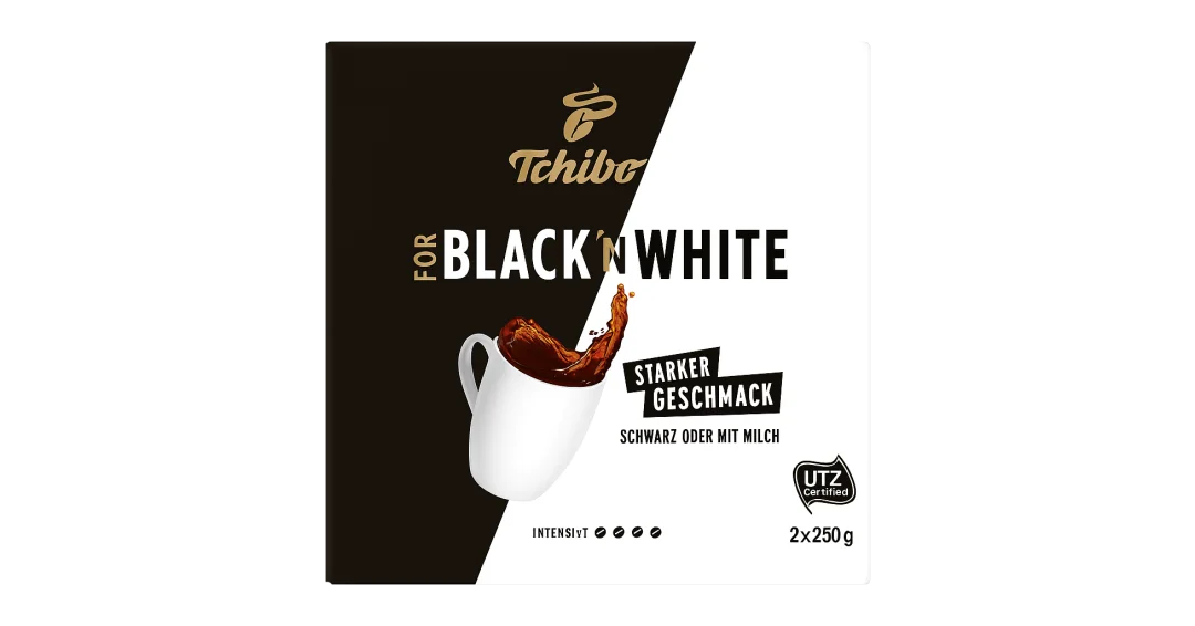 Tchibo Black and White Rewe Angebote - 2 x 250g Packung | Aktionspreis.de
