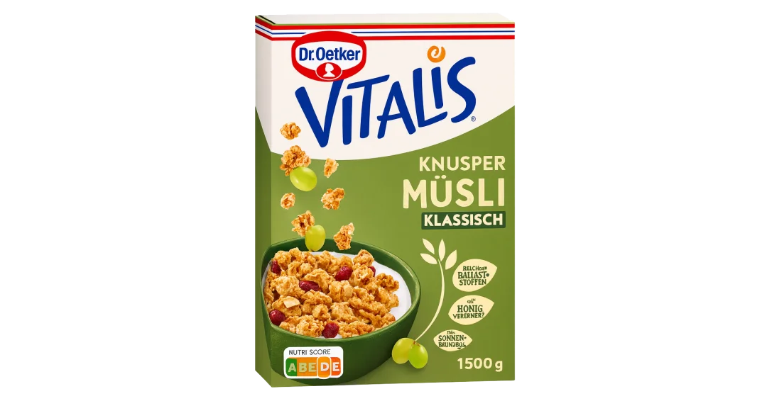 Vitalis Müsli Edeka Angebote - 1,125 - 1,5kg Packung | Aktionspreis.de