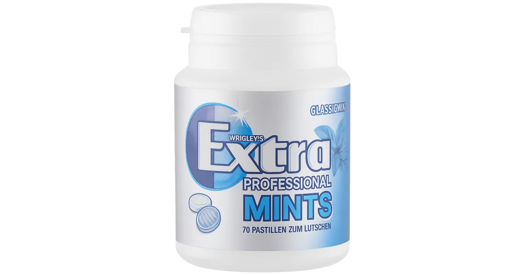 Wrigley's Extra Professional Mints Centershop Angebote - 77g Packung ...
