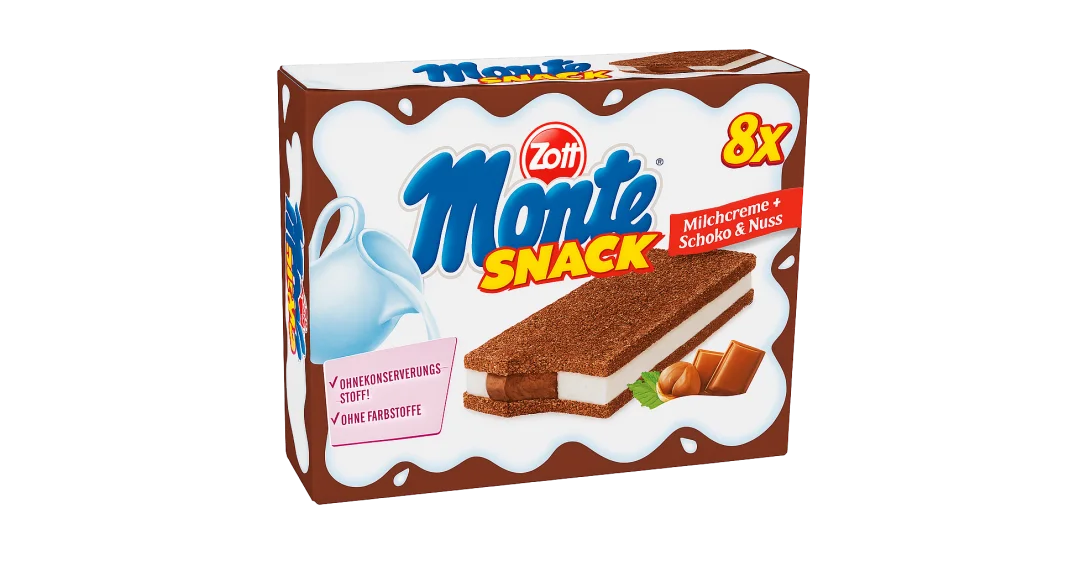 Zott Monte Snack Lidl Angebote - 8 x 29g Packung | Aktionspreis.de